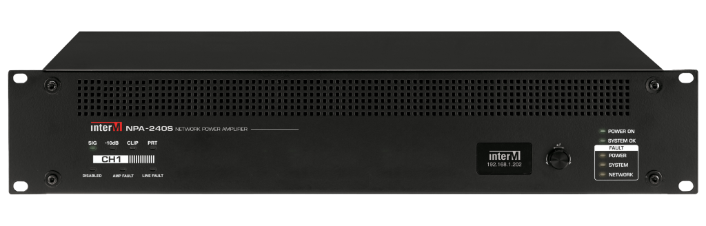 Network Power Amplifier - NPA-240S - Majorcom